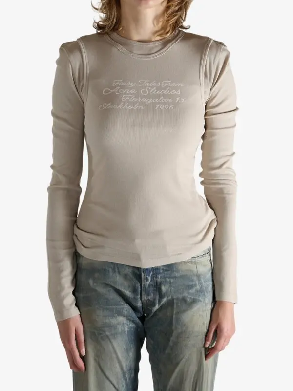 Acne Studios Layered Long Sleeve T-shirt