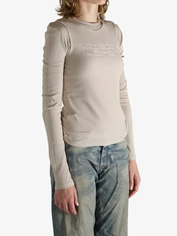 Acne Studios Layered Long Sleeve T-shirt