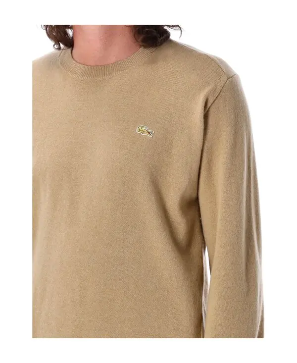 Comme Des Garçons Asymmetrical Hem Crew Neck Sweater - Nude