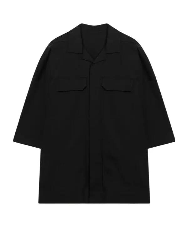 Rick Owens Pocket Detail Oversized Shirt - Black
