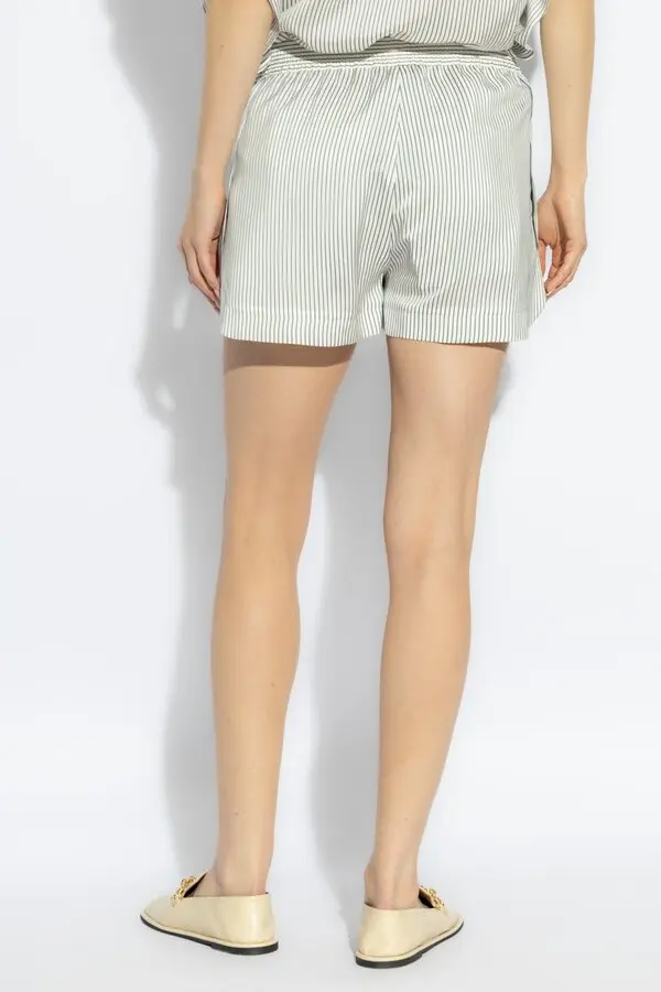 Stella McCartney Striped Logo Shorts