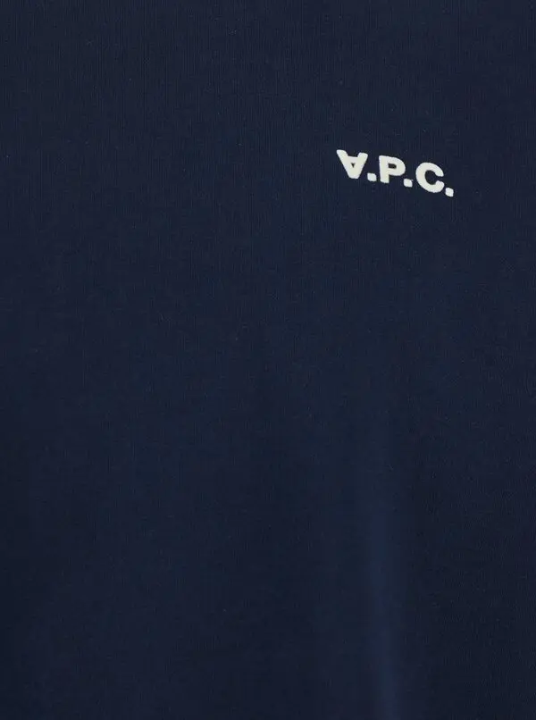 A.p.c. Flocked Logo Crewneck T-shirt - No