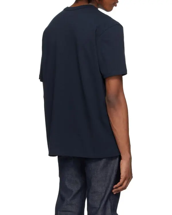 A.p.c. Flocked Logo Crewneck T-shirt - No