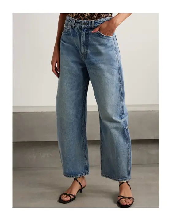 NILI LOTAN Otis Mid-rise Barrel-leg Jeans