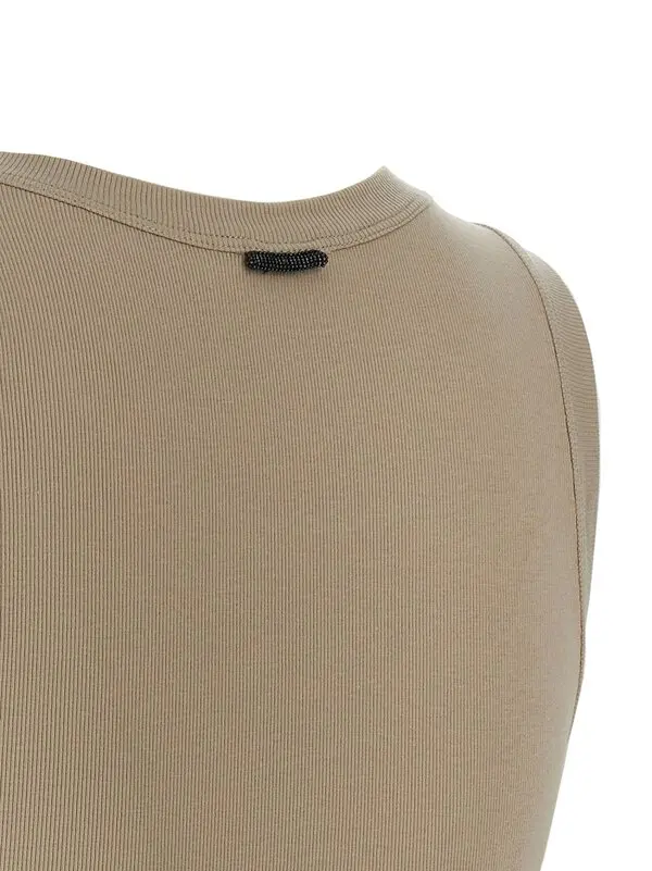 Brunello Cucinelli Embellished Tank Top