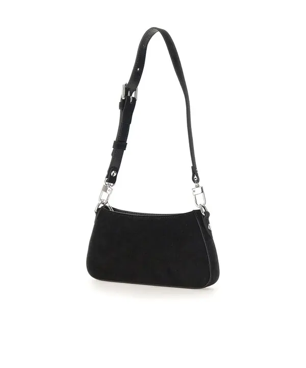 VIVIENNE WESTWOOD Tasha Orb Plaque Shoulder Bag - Black