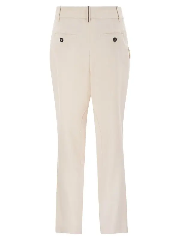 Brunello Cucinelli Pleated Tapered Leg Trousers