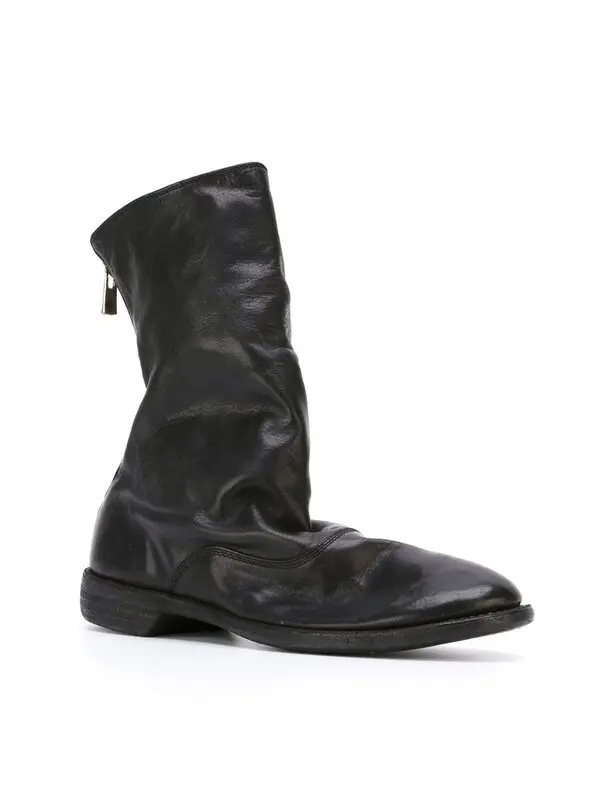Guidi Zip Up Leather Boots