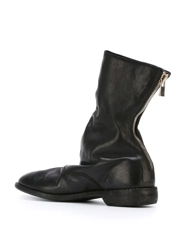 Guidi Zip Up Leather Boots