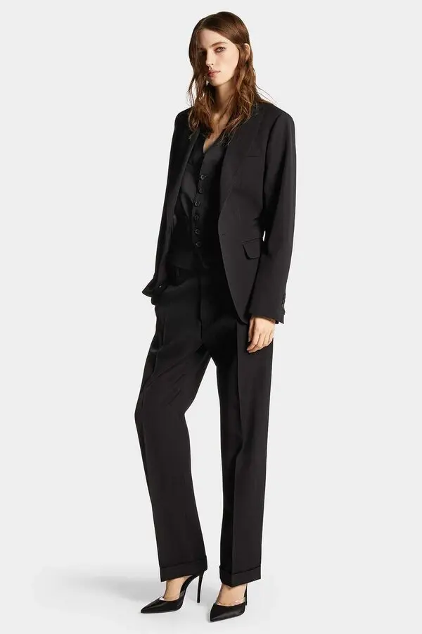 Dsquared2 Mid-rise Straight-leg Tailored Trousers