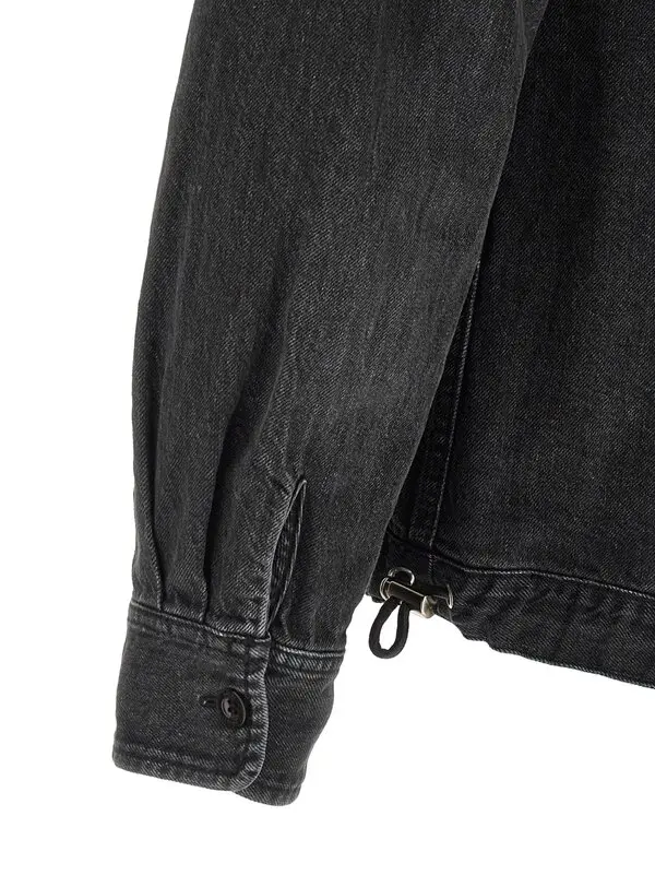 Sacai Panelled Zip Denim Jacket - No