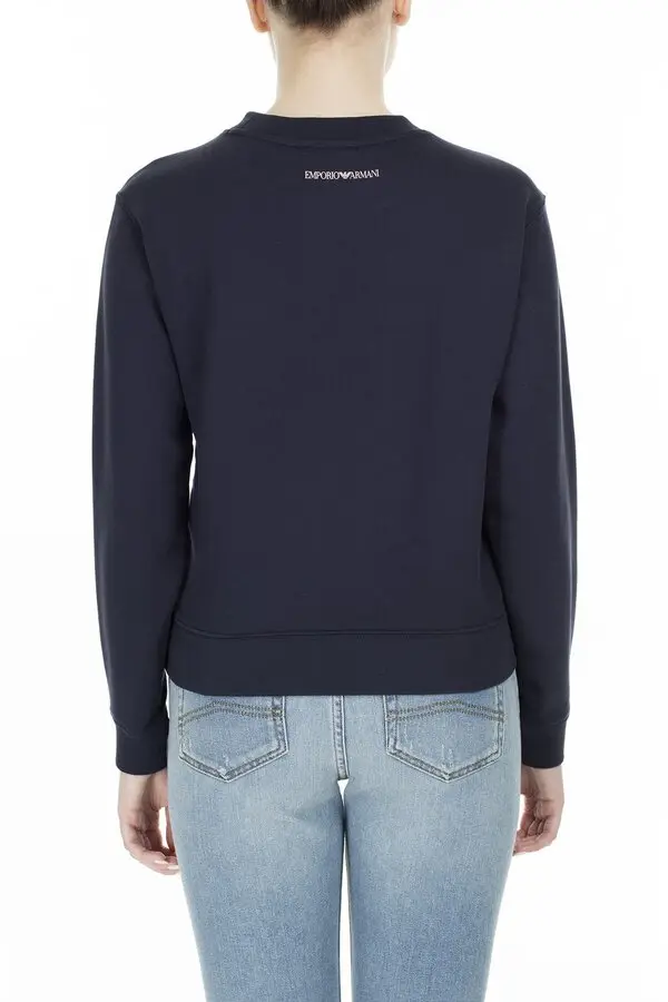 Emporio Armani Round Neck Logo Sweater