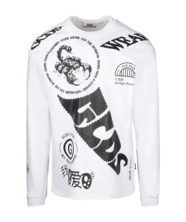 Gcds Graphic Long-sleeve T-shirt
