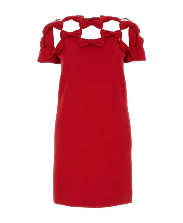 Valentino Garavani Short-sleeved Cut-out Dress