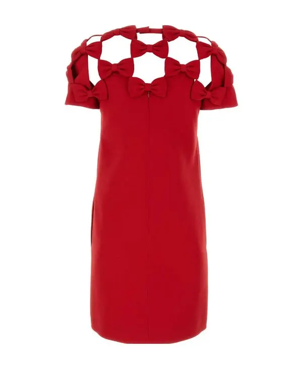 Valentino Garavani Short-sleeved Cut-out Dress