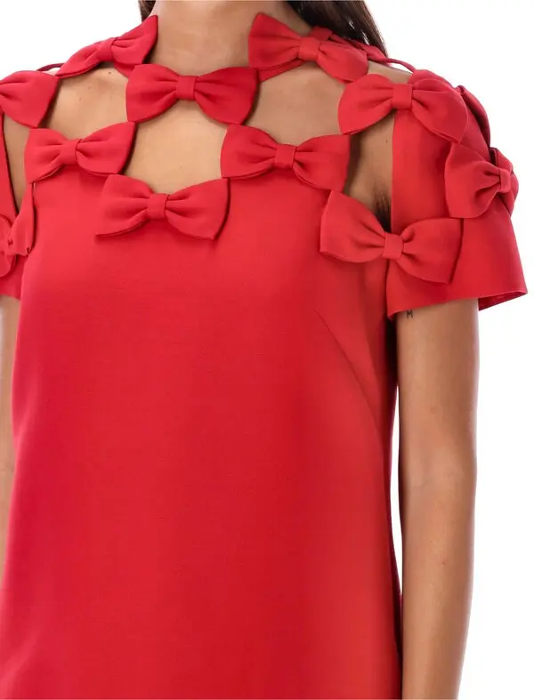 Valentino Garavani Short-sleeved Cut-out Dress