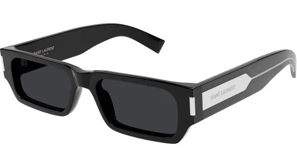 Saint Laurent Rectangular Frame Sunglasses - Black