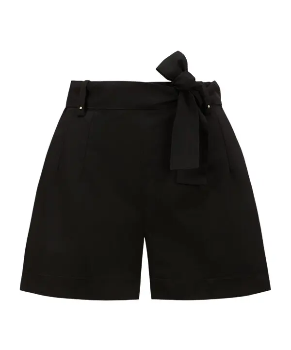 Moncler Belted Pleated Shorts