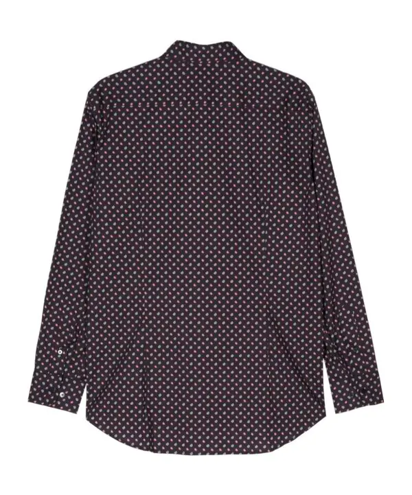 Etro Paisley-printed Stretch Shirt - Black