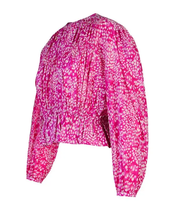 Isabel Marant Étoile Gelina Printed Blouse - Pink