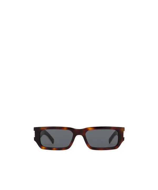 Saint Laurent Rectangle Frame Sunglasses - Gray