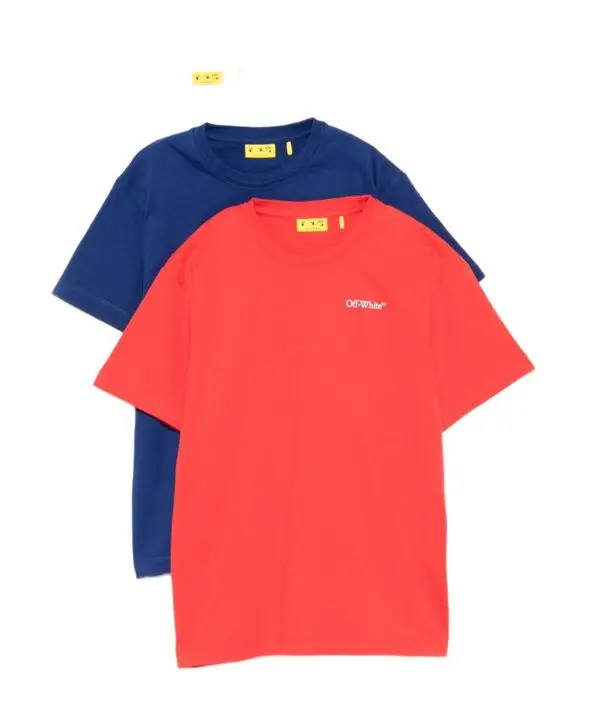 Off-White Logo Embroidered T-shirt