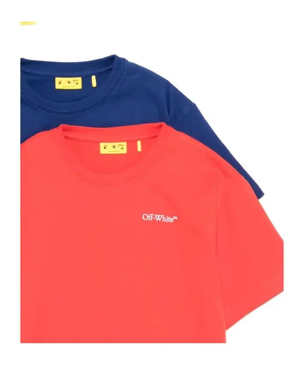 Off-White Logo Embroidered T-shirt