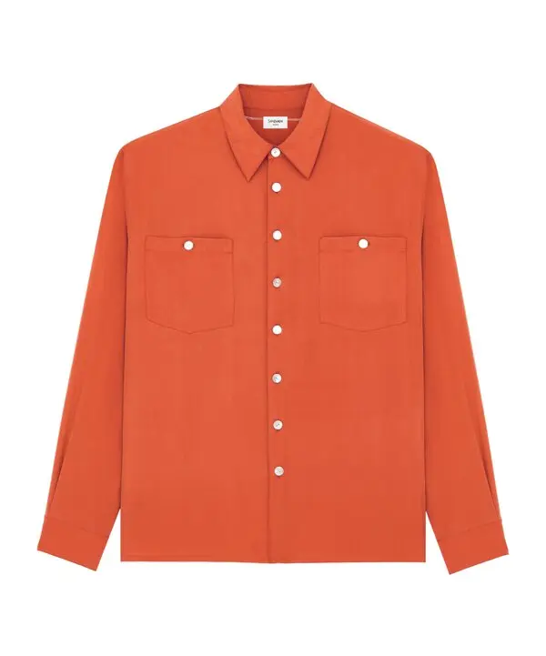 Saint Laurent Pyjama Regular-fit Shirt - Red