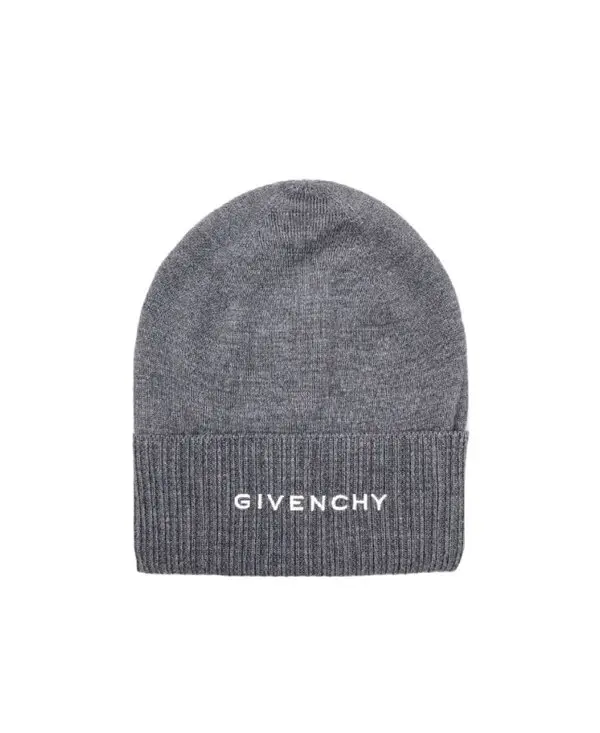 Givenchy Logo Beanie - Gray