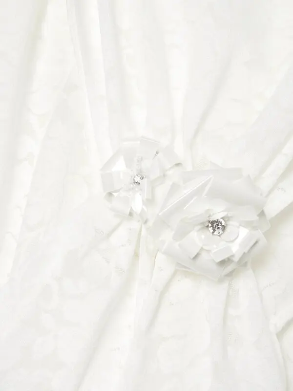SHUSHU/TONG Sleeveless Halterneck Mini Dress With Embellishment