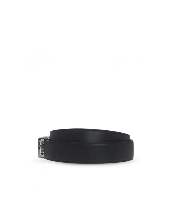FERRAGAMO Gancini Buckle Belt - Black