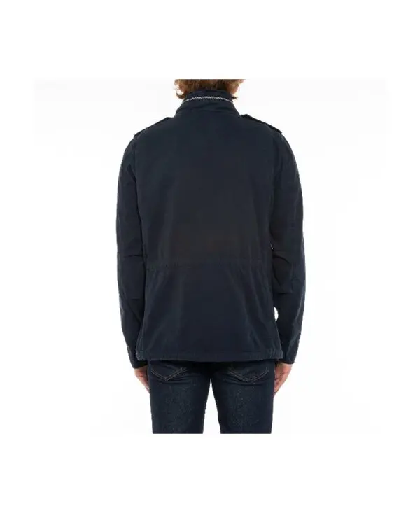 Aspesi Multi-pocket Funnel Neck Jacket - Black