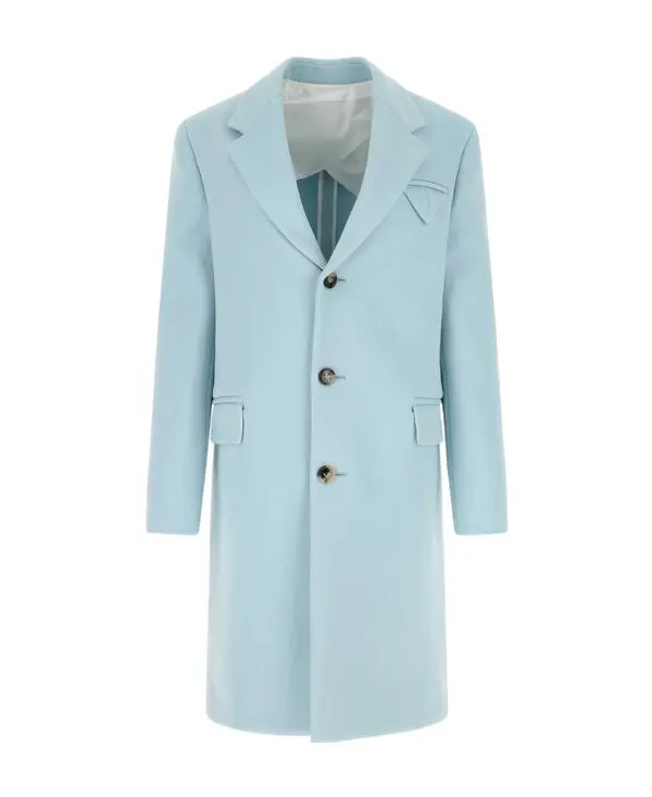 Bottega Veneta Bonded Tricotine Coat