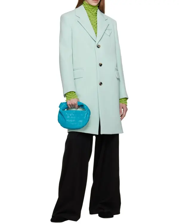 Bottega Veneta Bonded Tricotine Coat