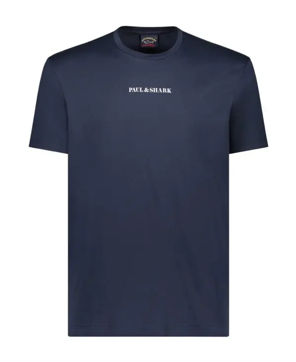 PAUL  SHARK Logo Pattern T-shirt