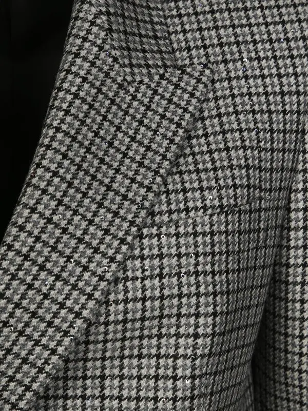 Tagliatore Double Breasted Plaid Jacket