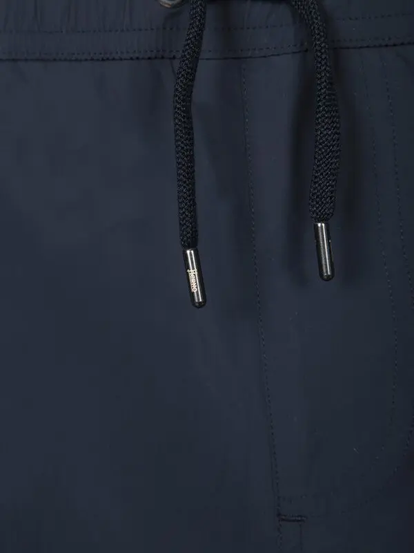Herno Elastic Drawstring Waist Swim Shorts - Black