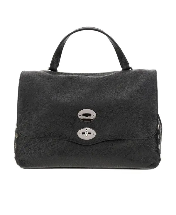 ZANELLATO Flip Shoulder Bag - Black