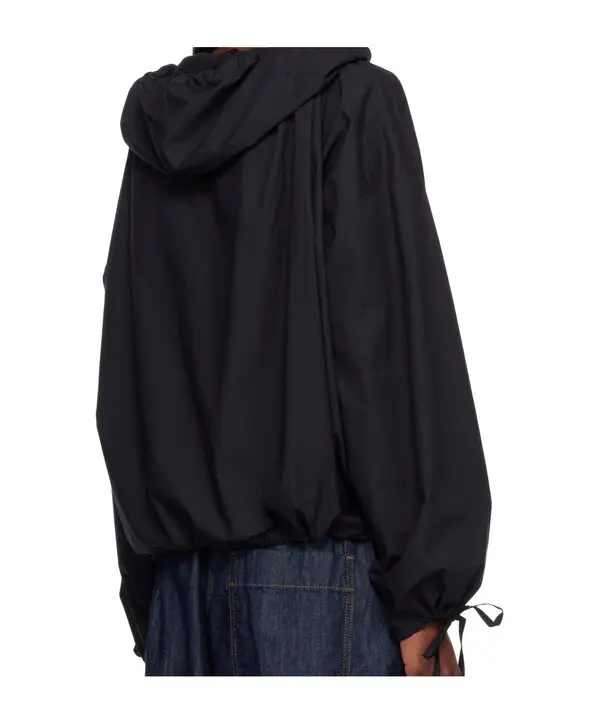BASERANGE Long Sleeve Shirt With Drawstring Details