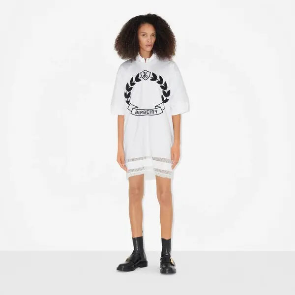 Burberry Logo Print Crewneck T-shirt