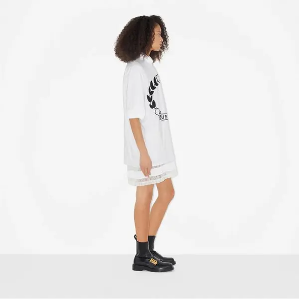 Burberry Logo Print Crewneck T-shirt