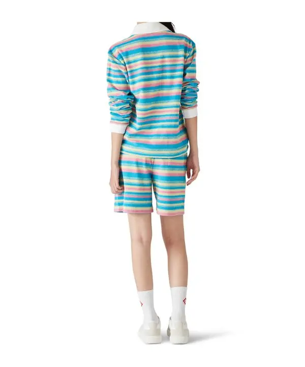 Casablanca Striped Terry Shorts