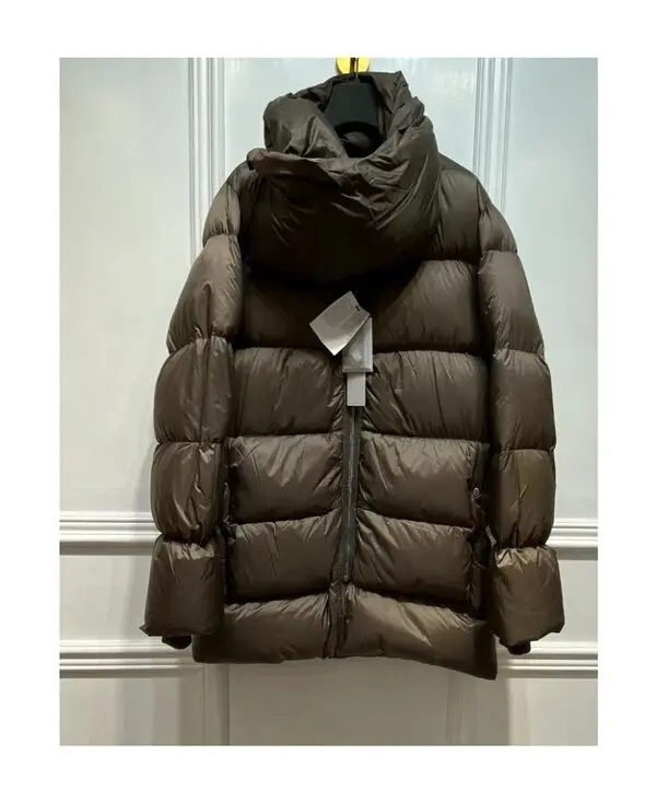 Rick Owens Logo Padded Jacket - Brown