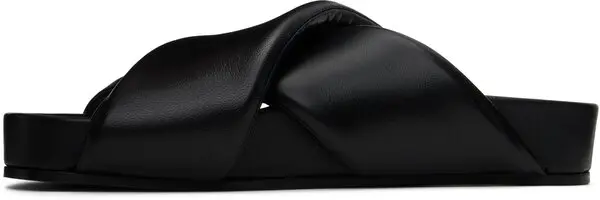 JIL SANDER Padded Crossover Strap Sandals