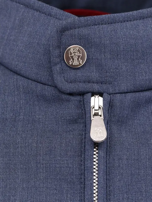 Brunello Cucinelli Flannel Zipped Gilet