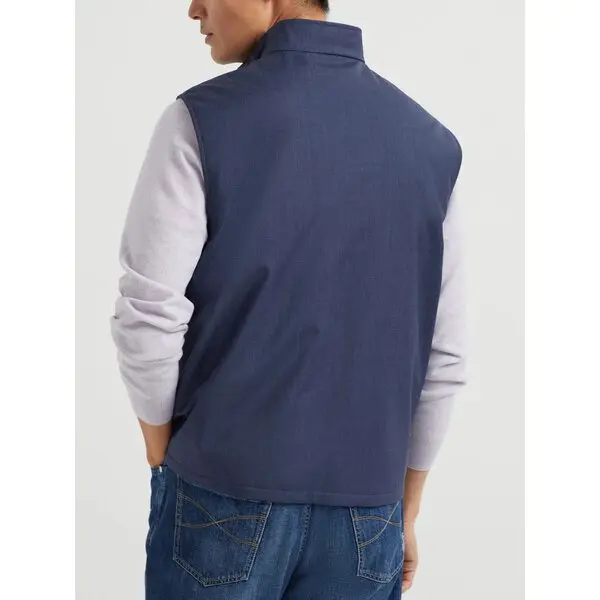Brunello Cucinelli Flannel Zipped Gilet