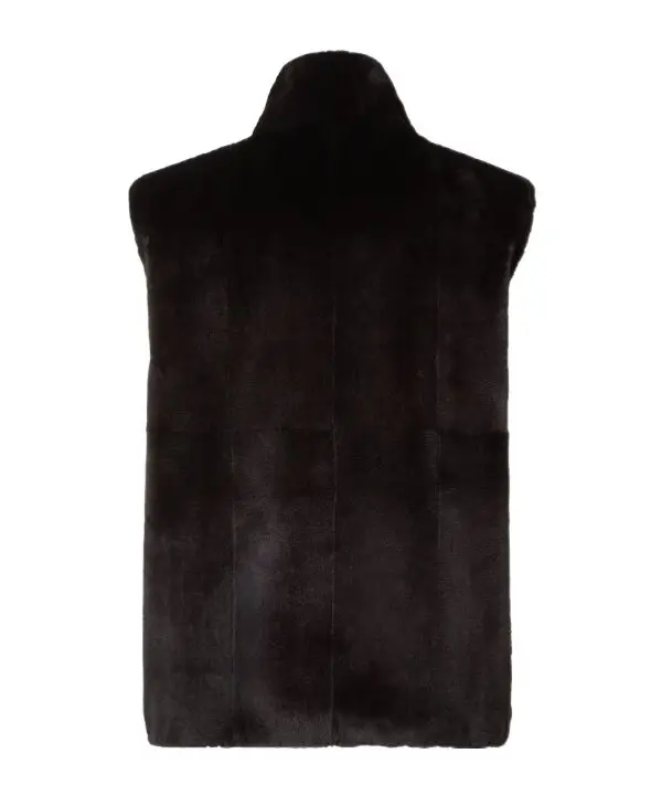 Fendi Ff Jacquard High-neck Reversible Gilet