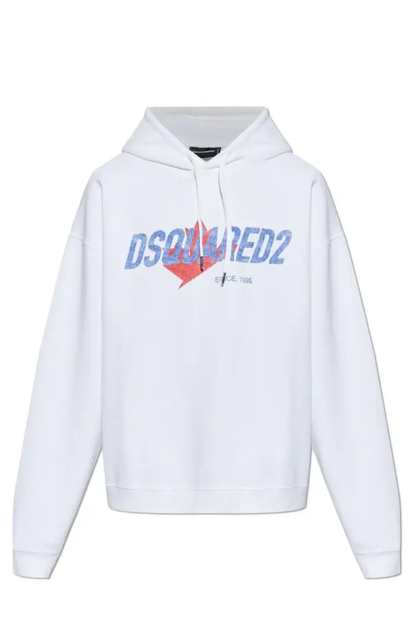 Dsquared2 Graphic Print Drawstring Hoodie