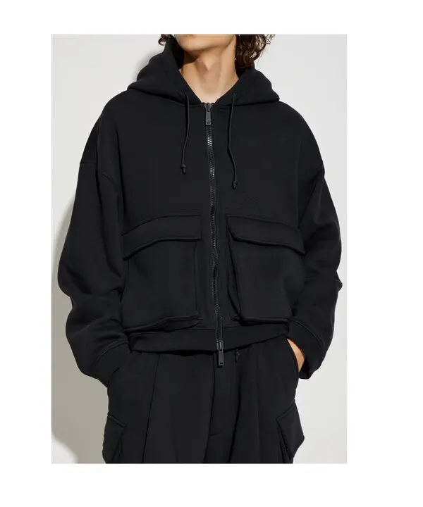 Dsquared2 Hooded Ribbed Jacket