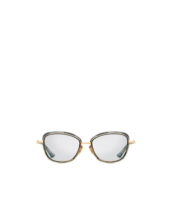 Dita Logo Flat Mirror Sunglasses